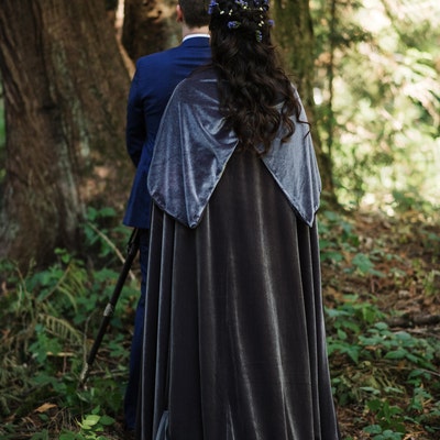 Custom: Arwen requiem Inspired Cape, Lord of the Rings Cloak Elven ...