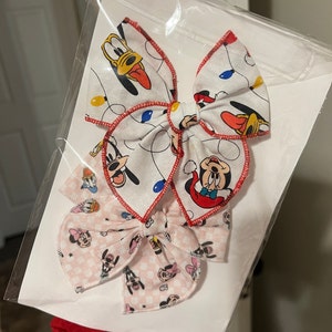 Minnie Mouse Mickey Mouse Hair Bow, Disney Bow, Disney Parks Bow ...