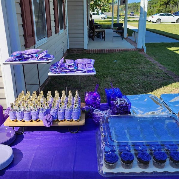 Shades of Purple Birthday Party Bundle Kit Template Printable Purple ...