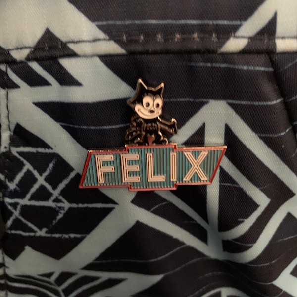 Felix Enamel Pin - Etsy