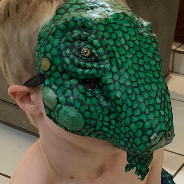 Bengal Tiger Mask, Unique Mask, Animal Mask, Paper Mache, Wearable - Etsy