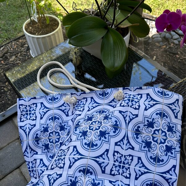 Ravello Italian Tile Table Runner, Capri Italy Bridal Shower or Baby ...