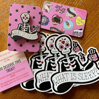 What is Sleep Vinyl 10cm Sticker - Etsy