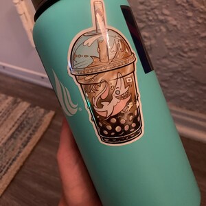 Boba Tea Shark Sticker Set - Etsy UK
