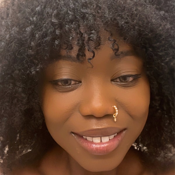 Dangle Nose Rings - Etsy