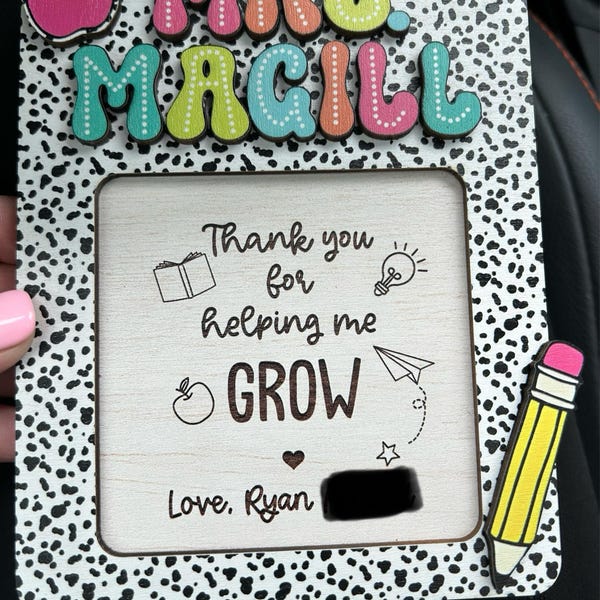 Personalized Teacher Door Sign, Composition Notebook Classroom ...