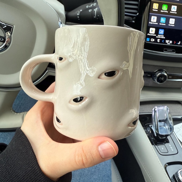 Weirdo Large Coffee Mug Gift for Caffeinne Addict Friend, White Tea Cup ...