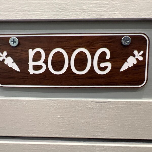 Personalized Cat Ears Wall Name Plate Food Station Feeding Station Cat ...