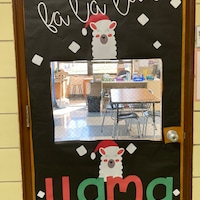 Winter Yeti Decor Classroom Bulletin Board Yeti Themed Door Set Winter ...