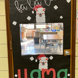 MARSHMALLOW COCOA DOOR Classroom Bulletin Board Winter Themed Door Set ...