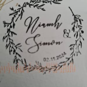 CUSTOM WEDDING STAMP, Wedding Stamp, Personalized Wedding Stamp ...