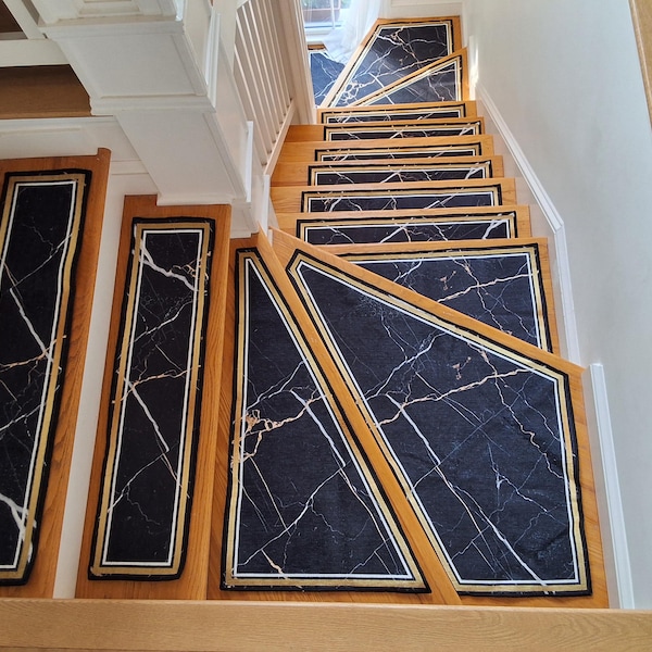 Stair Rug, Custom Shaped Stair Rug, Rectangle Triangle Trapezoid & More ...