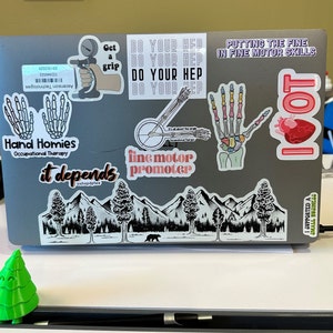 Occupational Therapy OT Vinyl Sticker Set of 5 - Etsy