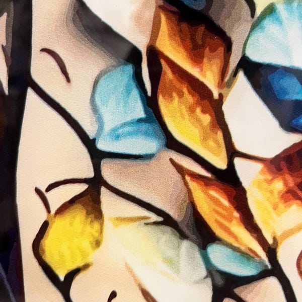 Abstract Backsplash Tile-solid Tempered Glass Wall Protection-kitchen ...