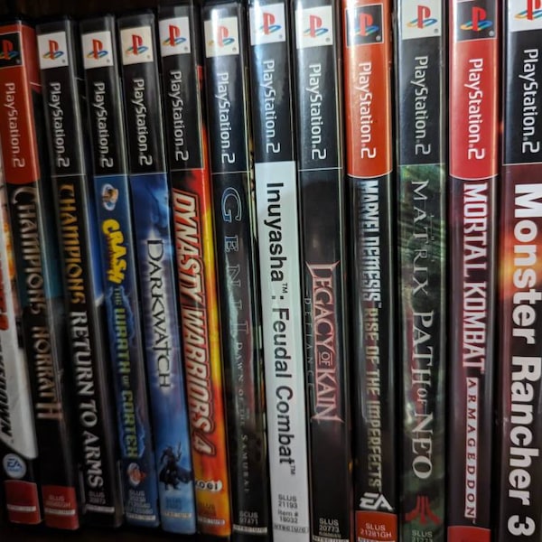 Photo Matte PS1 / PS2 Game Cover Art (not Glossy) – Choose Case + Art ...