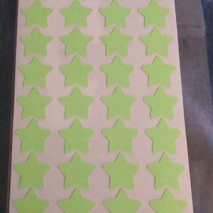 1 Inch Star Stickers 26 Mm 18 Stickers Glitter, Sparkle, Pastel and ...