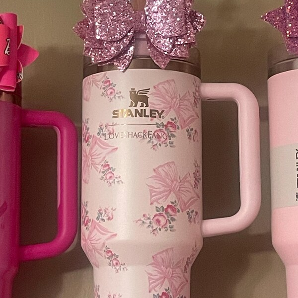 Handmade Stanley Tumbler Straps | Knitted Flower Tumbler Accessories ...