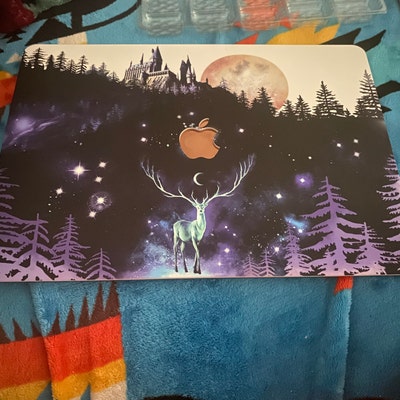 Magic Castle Painting Laptop Case Hard Rubberized Deer Castle - Etsy