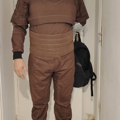 Black Flight Suit With Velcro, Cosplay Costume, 3-piece Flak Vest and ...