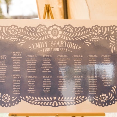 Oaxaca Printable Seating Chart / Seating Plan / Table Plan - Etsy