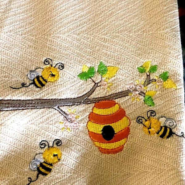 Bee Embroidery Design - Beehive Embroidery Designs Machine Embroidery ...