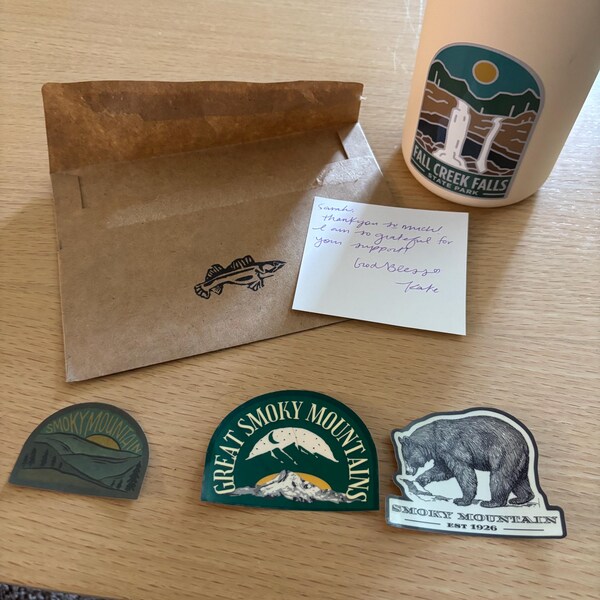 Outdoorsy Sticker Pack | Weatherproof Travel/nomad/granola Stickers ...