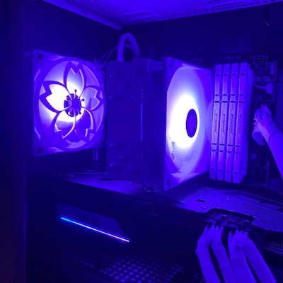 Sakura Flower PC Fan Shroud/ Grill /cover 120mm, 140 Mm - Etsy