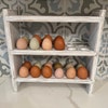 Farmhouse Egg Rack, Egg Storage, Fresh Egg Display, Rustic Wood Egg ...