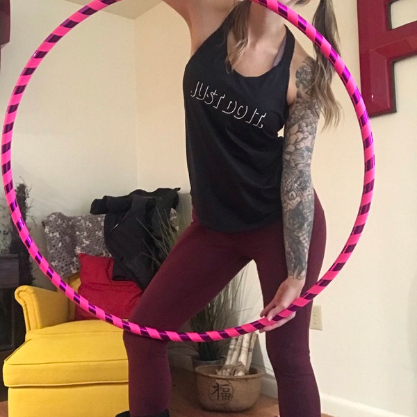 Weighted Adult Hula Hoop for Beginners | Custom Color | Handmade ...