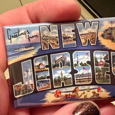 Michigan Map Fridge Magnet - Etsy