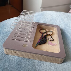 DELUXE ACRYLIC Thread Organiser for Cross Stitch and Embroidery Floss ...