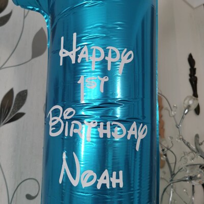 Small Bubble Balloon Stickers-for 10in Balloon's-personalised Sticker ...