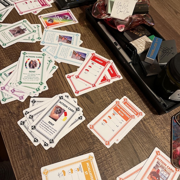 Custom Deal Card Game: Personalized Family Keepsake, Anniversary Gift ...