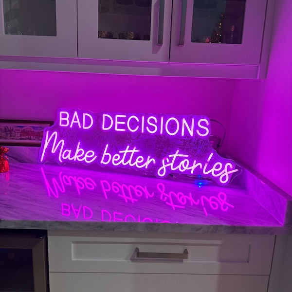 Custom Wave Mirror Neon Sign,y2k Mirror Neon Wall Art,girl's Room Neon ...