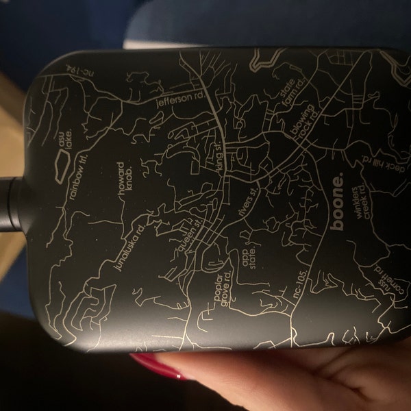 Custom Map Flask – Any U.S. City/town! - Etsy