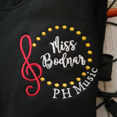 Music Teacher Gift, Choir Director, Chorus Teacher, Treble Clef ...