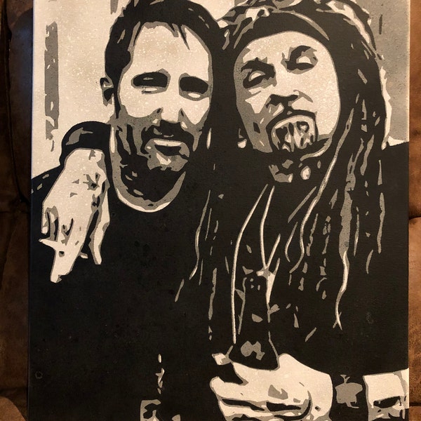 Handmade Dez Fafara / Devildriver / Coal Chamber Canvas Wall Art - Etsy