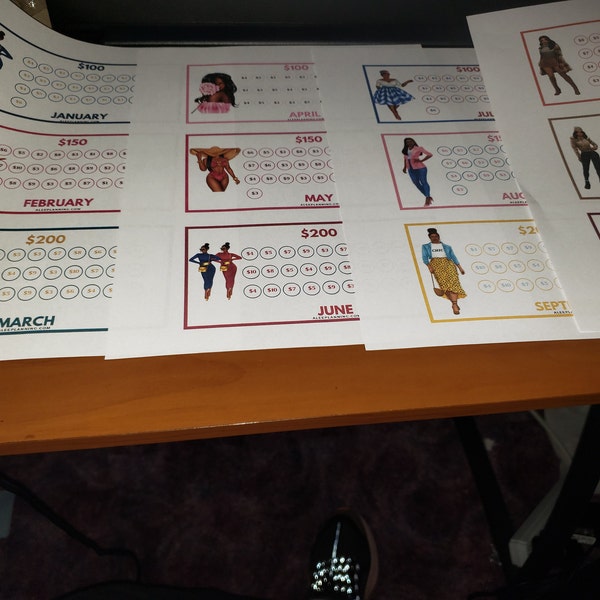 Month Ahead Savings Challenge Printable | Cash Envelope A6| One Month ...