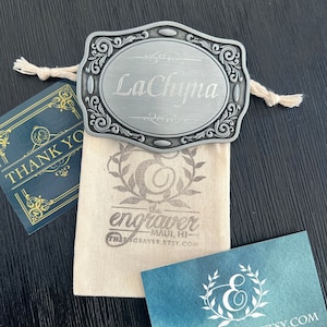 Engraved NAME Belt Buckle, Personalized Belt Buckle, Groomsman Belt ...