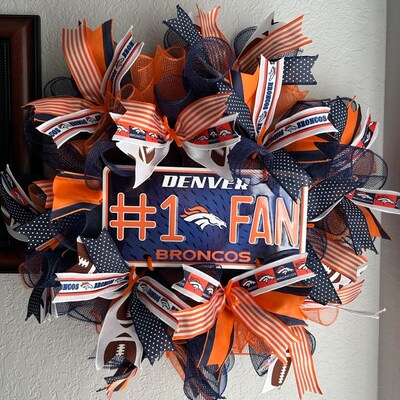 Denver Broncos Inspired 7/8 or 1.5 Grosgrain Ribbon And/or Coordinating ...