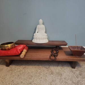 Table Top Altar . Beautifully Handcrafted 3 Tier Buddhist - Etsy