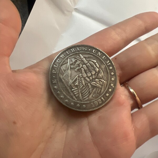 Memento Mori Bronze Challenge Coin Motivational for Men, Husband, Gift ...