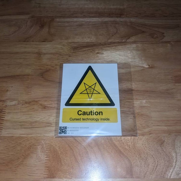 Exploding Capacitors Hazard Diamond - Parody Warning Sticker - Etsy
