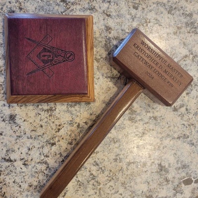 Custom Military Tomahawk Gavel, Thor Hammer, Hatchet, Retirement Gift ...