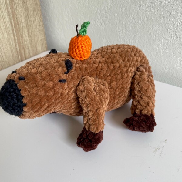 Capybara Crochet Pattern, Amigurumi Capybara Tutorial, DIY Crochet Mini ...