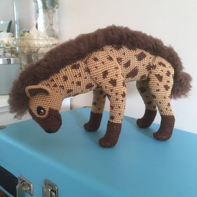 Lyra the Hyena Crochet Pattern I WITH FUR Easy to Follow - Etsy