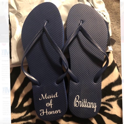 Monogrammed Flip Flops Decals Custom Flip Flops Decals - Etsy