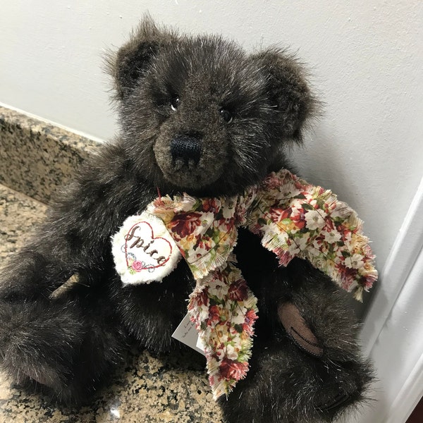 Bailey 22in/56cm Large Faux Fur Artist Teddy Bear by Patricia Bruce - Etsy
