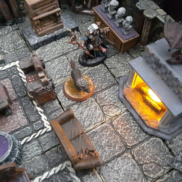 Painted Post Apocalyptic Scatter Terrain | Hand-painted Wargaming ...