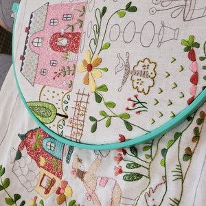 Barney Park Stitching Sampler - Etsy